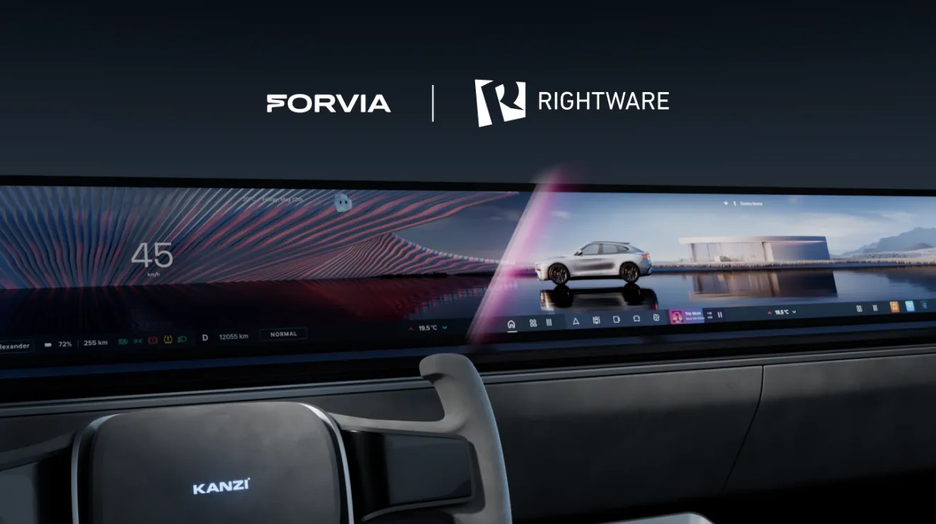 FORVIA佛瑞亚集团与Rightware合作，为新市场提供先进软件 | Faurecia CHINA